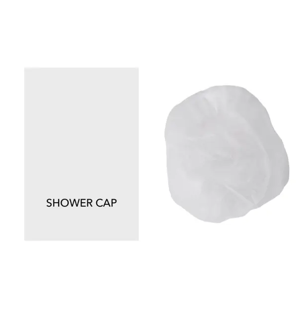 Shower cap - White Line